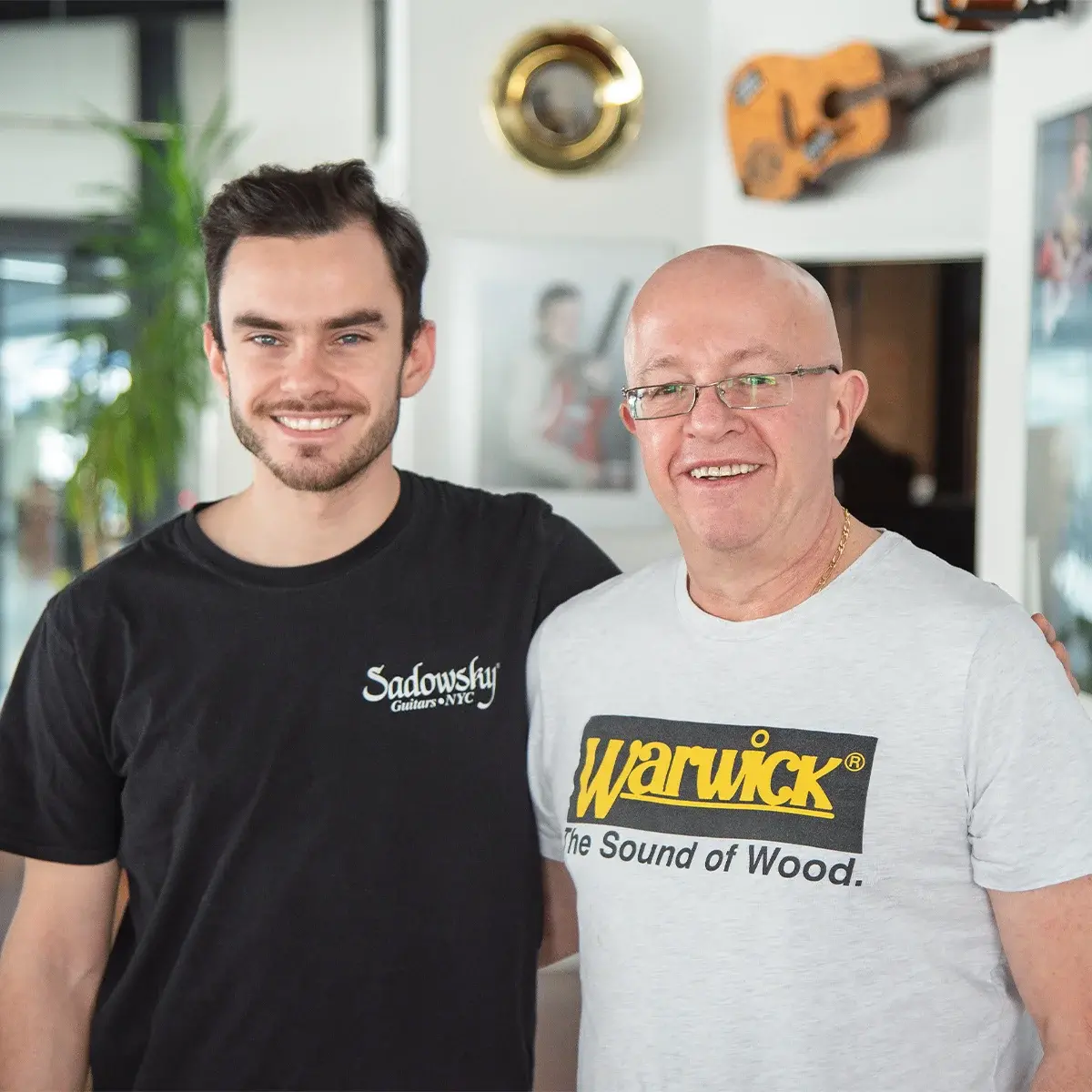 Portrait of Nico (left) and Hans-Peter Wilfer (right)